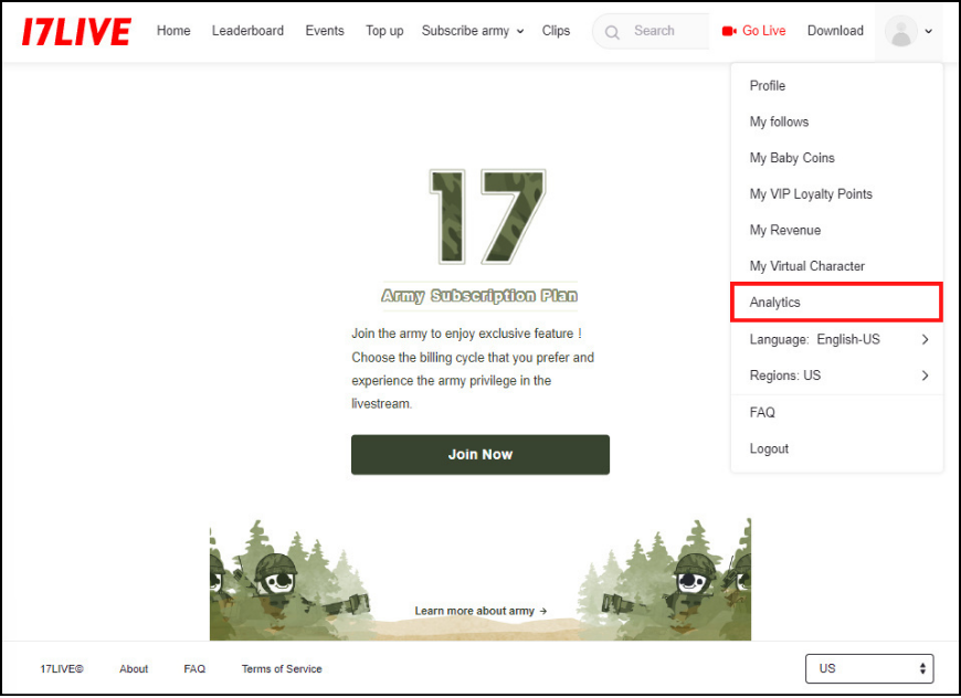 Analytics – 17LIVE