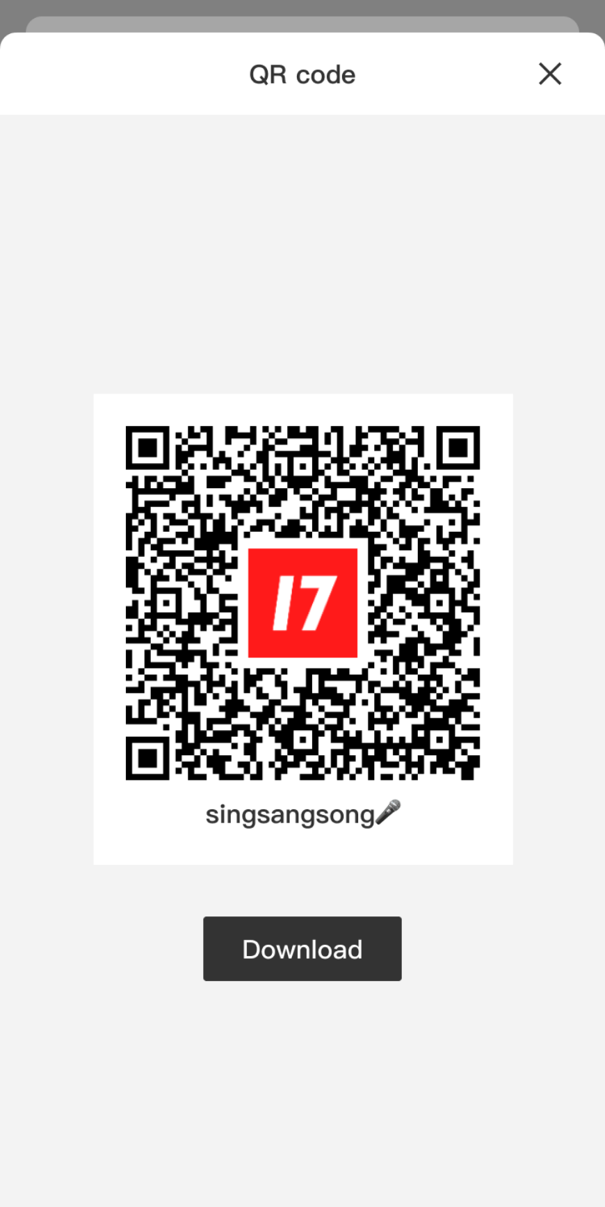 QR Code – 17LIVE