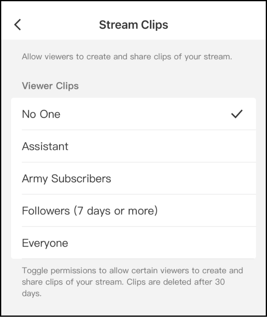 Stream Clips – 17LIVE