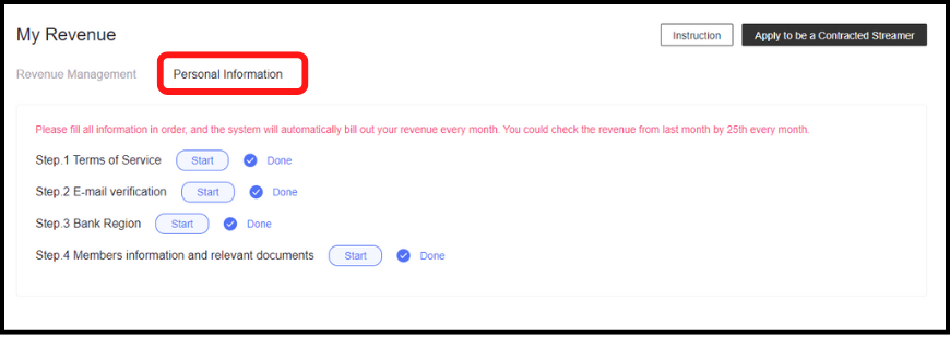 Claim Revenue – 17LIVE