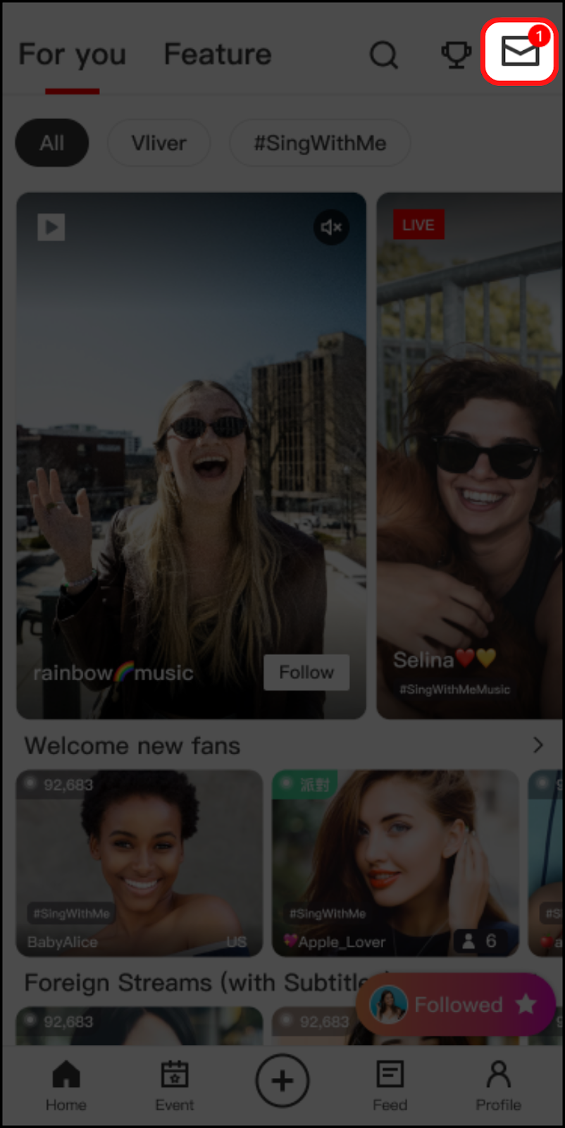 Notifications – 17LIVE